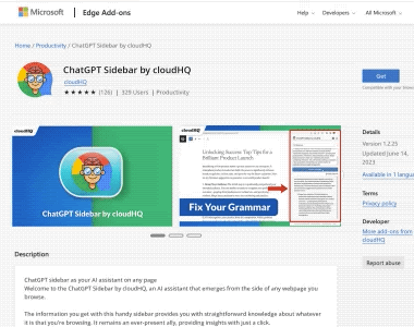 ChatGPT Sidebar by cloudHQ